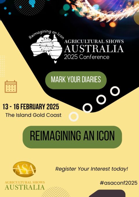 2025 ASA Conference – SAVE THE DATE! | ASA - Agricultural Shows Australia